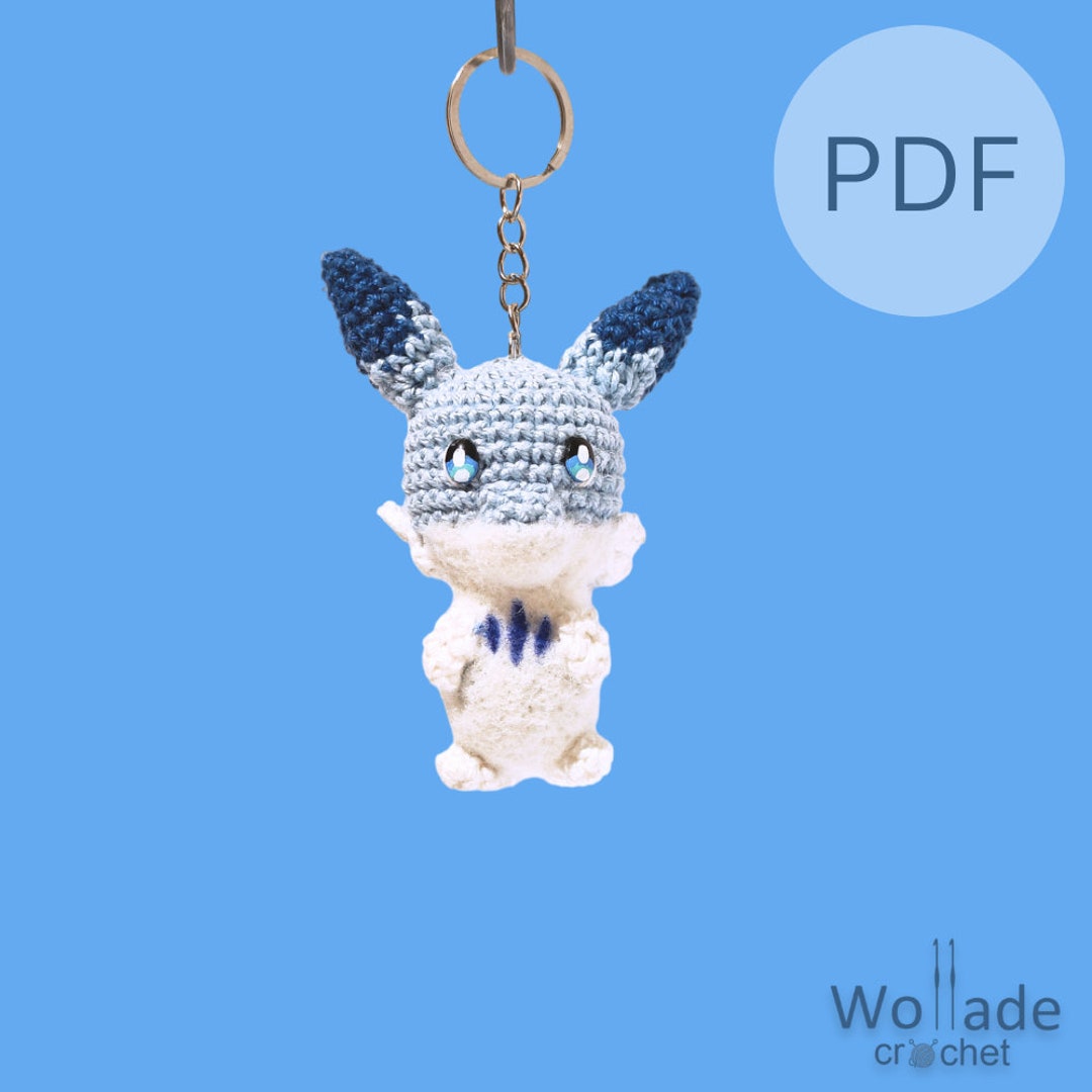 Palworld Chillet Weasel Crochet Pattern PDF Keychain - Etsy Australia