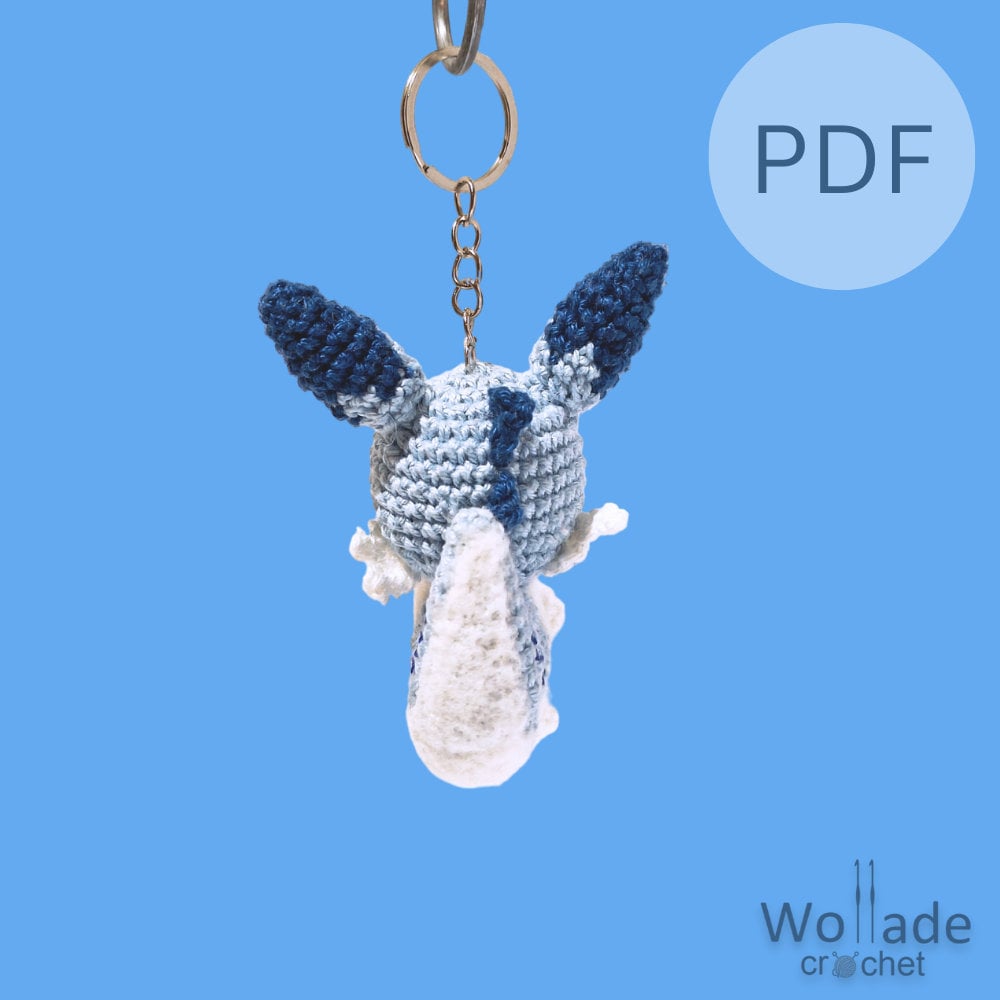 Palworld Chillet Weasel Crochet Pattern PDF Keychain - Etsy Australia