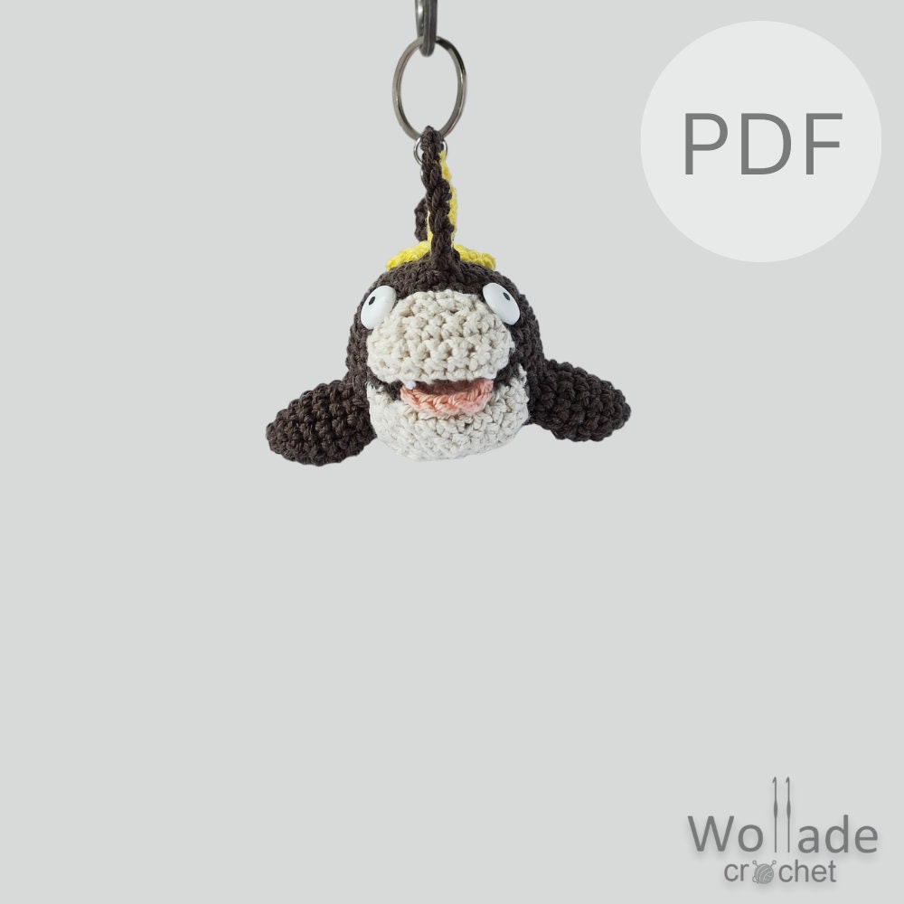 DUMUD PALWORLD Keychain Blobfish Mudskipper Fish Plushie Amigurumi ...