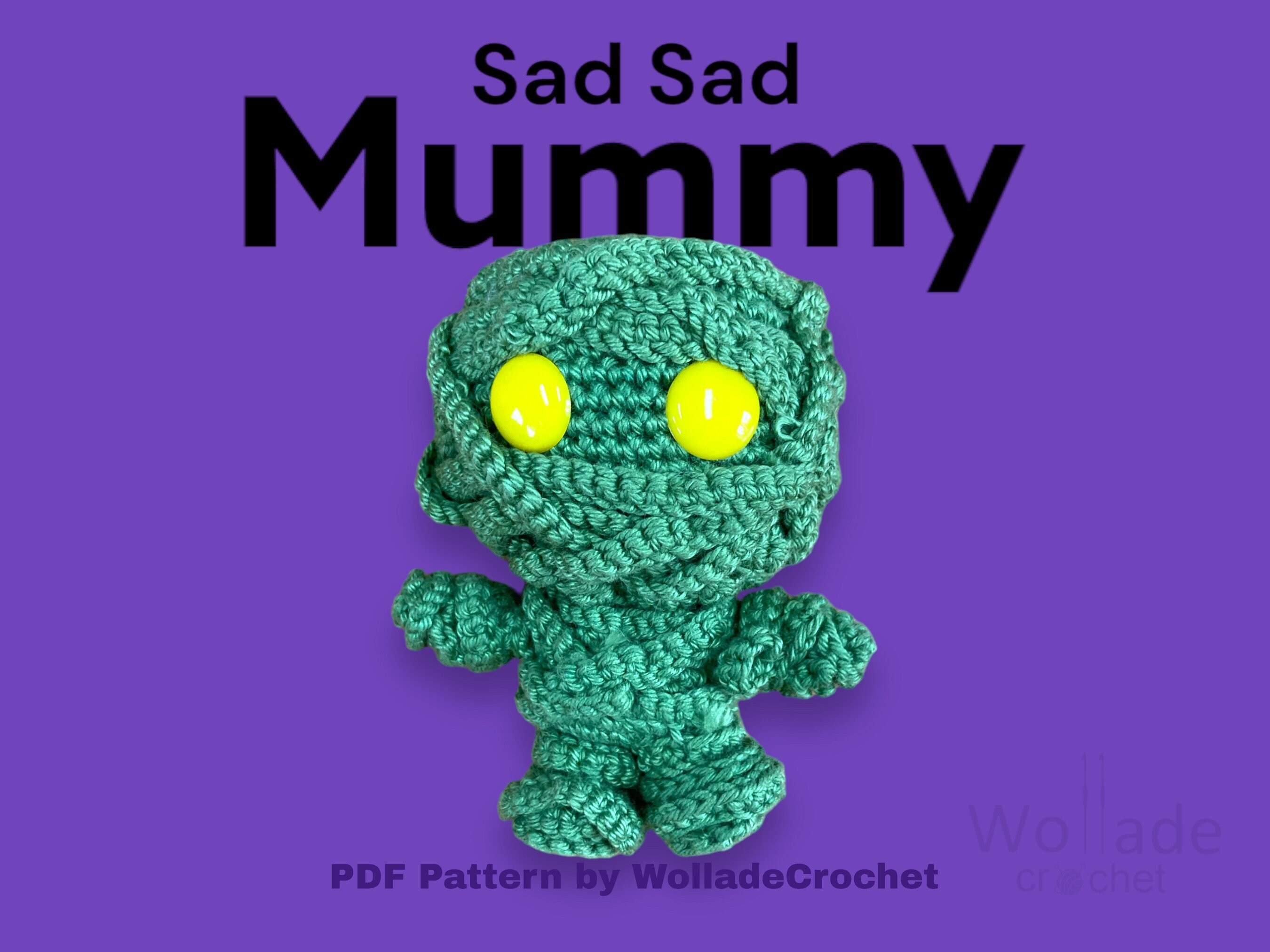 The Sad Sad Mummy Amigurumi Pattern PDF - Etsy