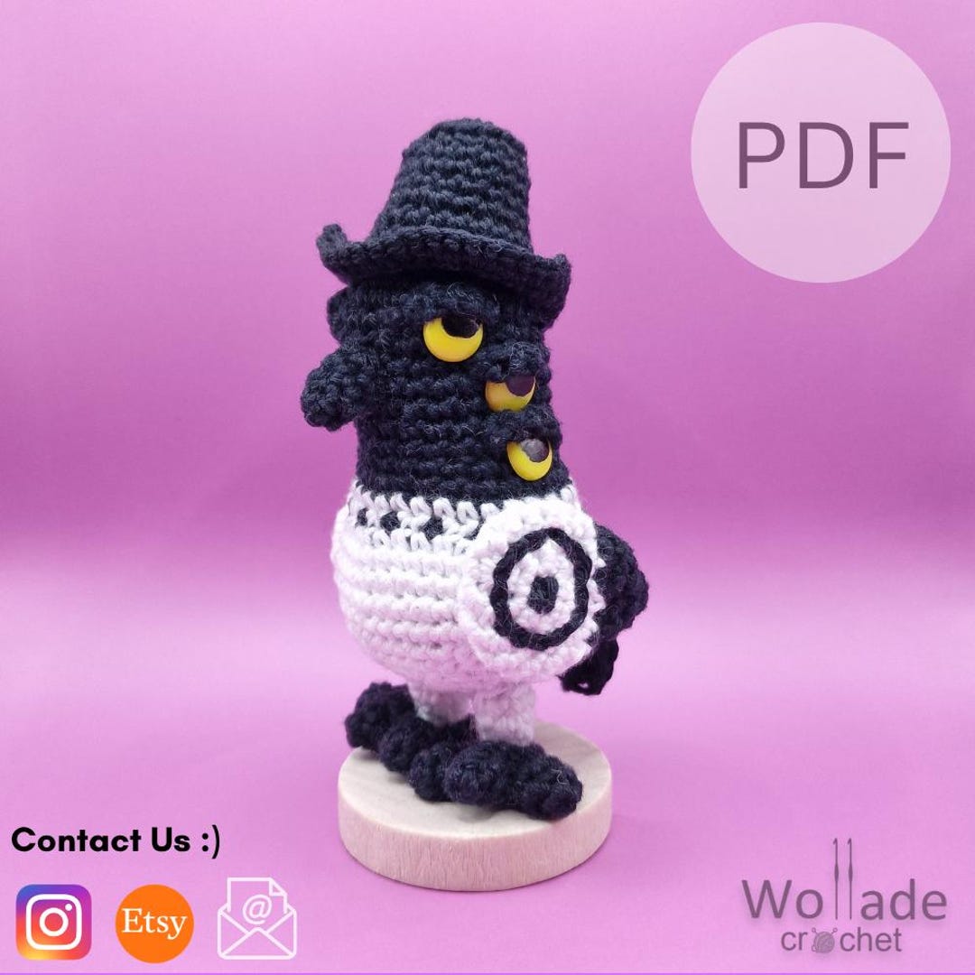The Bird With Hat Crochet Figure Amigurumi Pattern PDF in English - Etsy