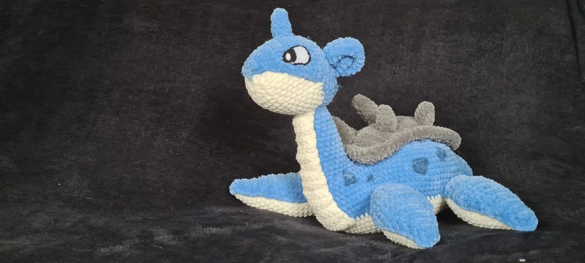Sea Monster Crochet Amigurumi Plushie Figure La Pras - Etsy