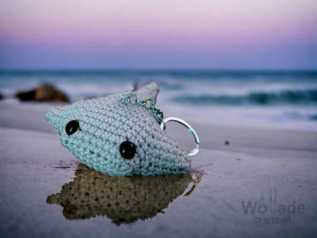 Ray the Stingray Keychain Size - Etsy