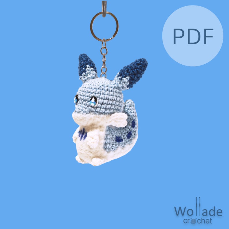CHILLET PALWORLD Keychain Weasel Plushie Amigurumi Pattern PDF in ...