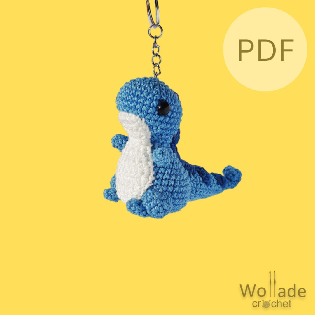RELAXAURUS PALWORLD Keychain Dinosaur Dino Plushie Amigurumi Pattern ...