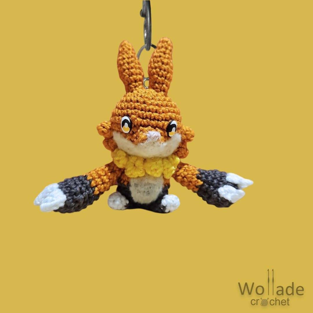 FUDDLER PALWORLD Mole Keychain Plushie Amigurumi - Etsy