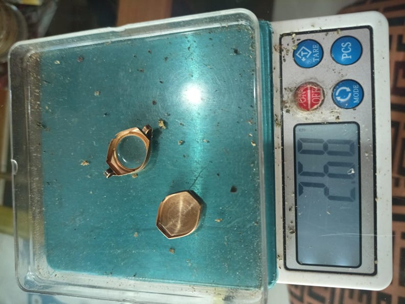 Scrap 14K Gold FIT-RITE Jacksons Watch, Ruby Stones Etc - Etsy