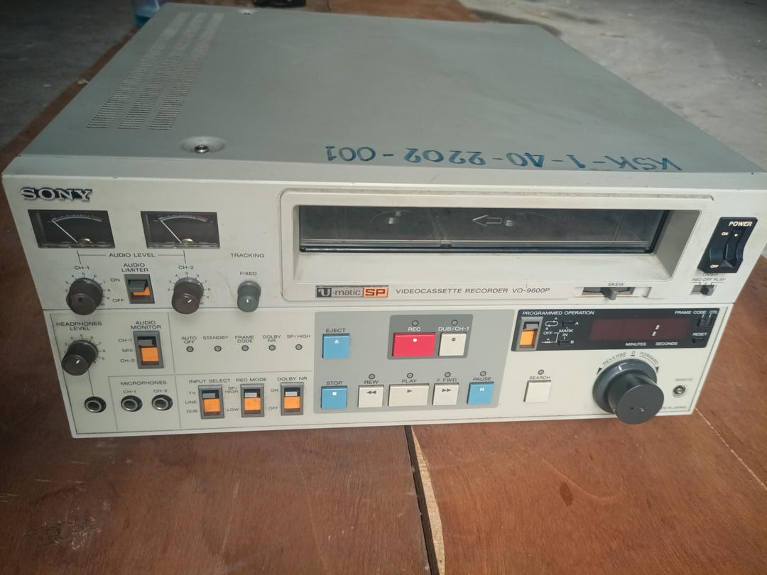 Sony (VO 9850p) U-matic SP Player/recorder - Etsy