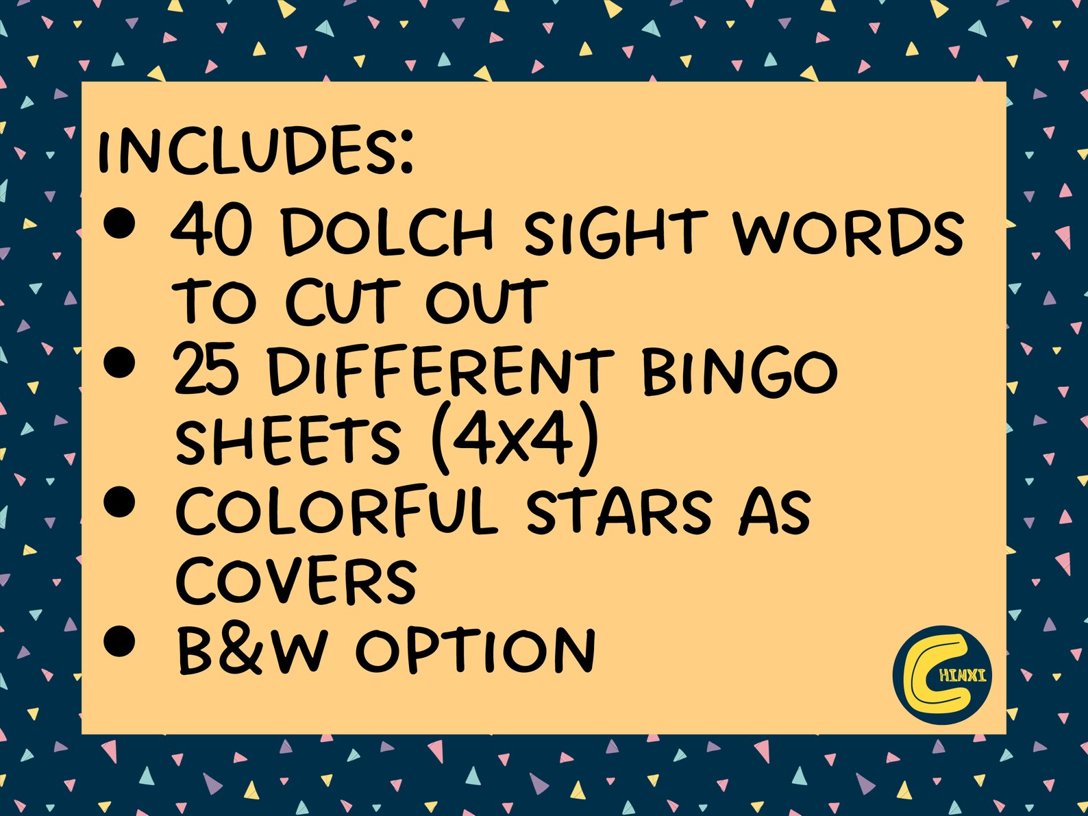 Pre-k Dolch Sight Words Bingo, Printable, Pre-k Sight Words, Learning ...