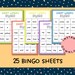 Pre-k Dolch Sight Words Bingo, Printable, Pre-k Sight Words, Learning ...