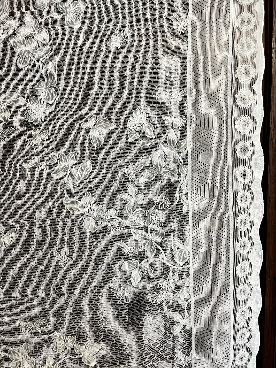 Candace Wheeler Honey Bee Victorian Design 14 Point Cotton Lace Panel ...