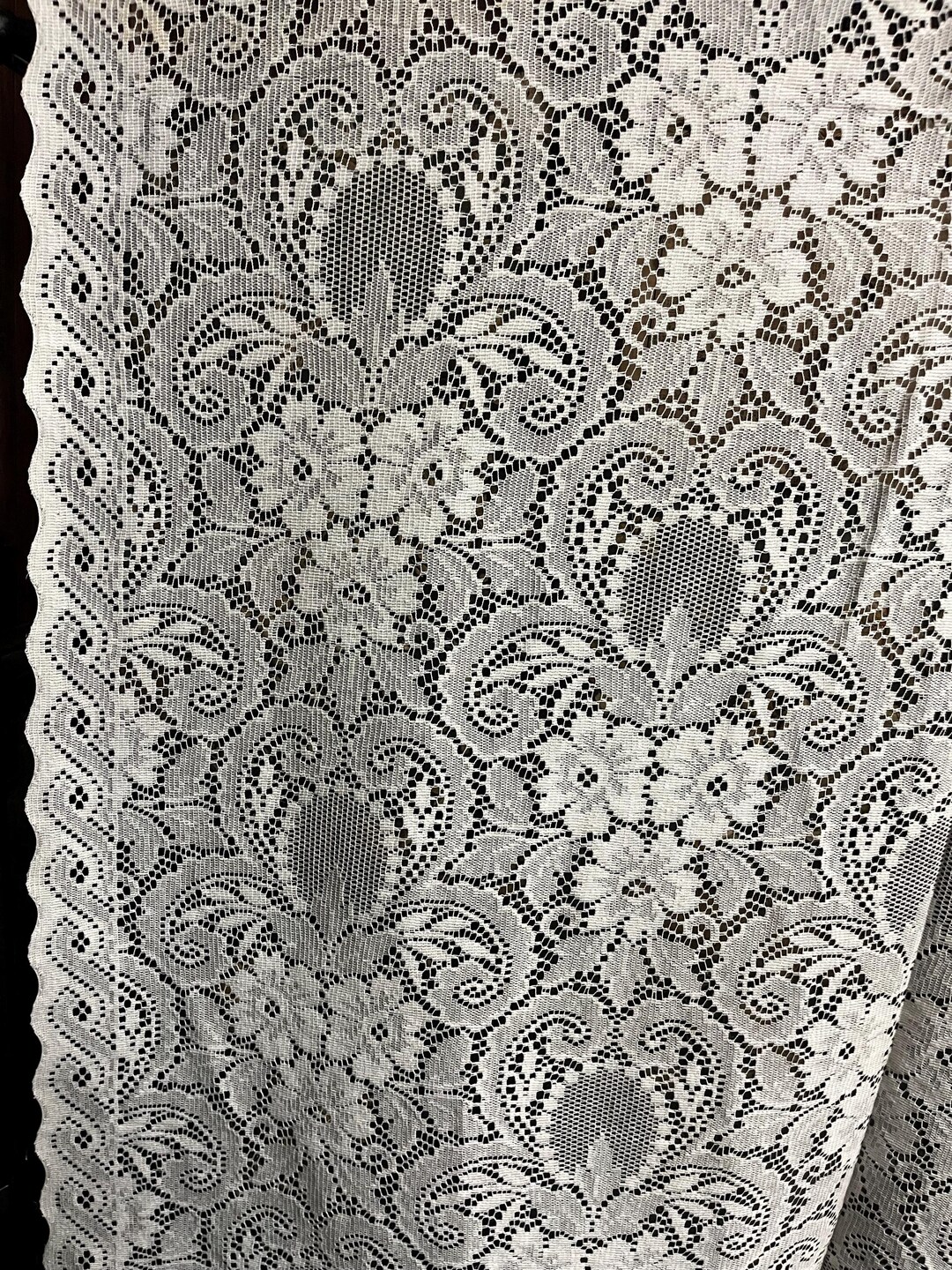 Victorian Floral Design Cotton Lace Cottagecore Scottish Lace by the ...