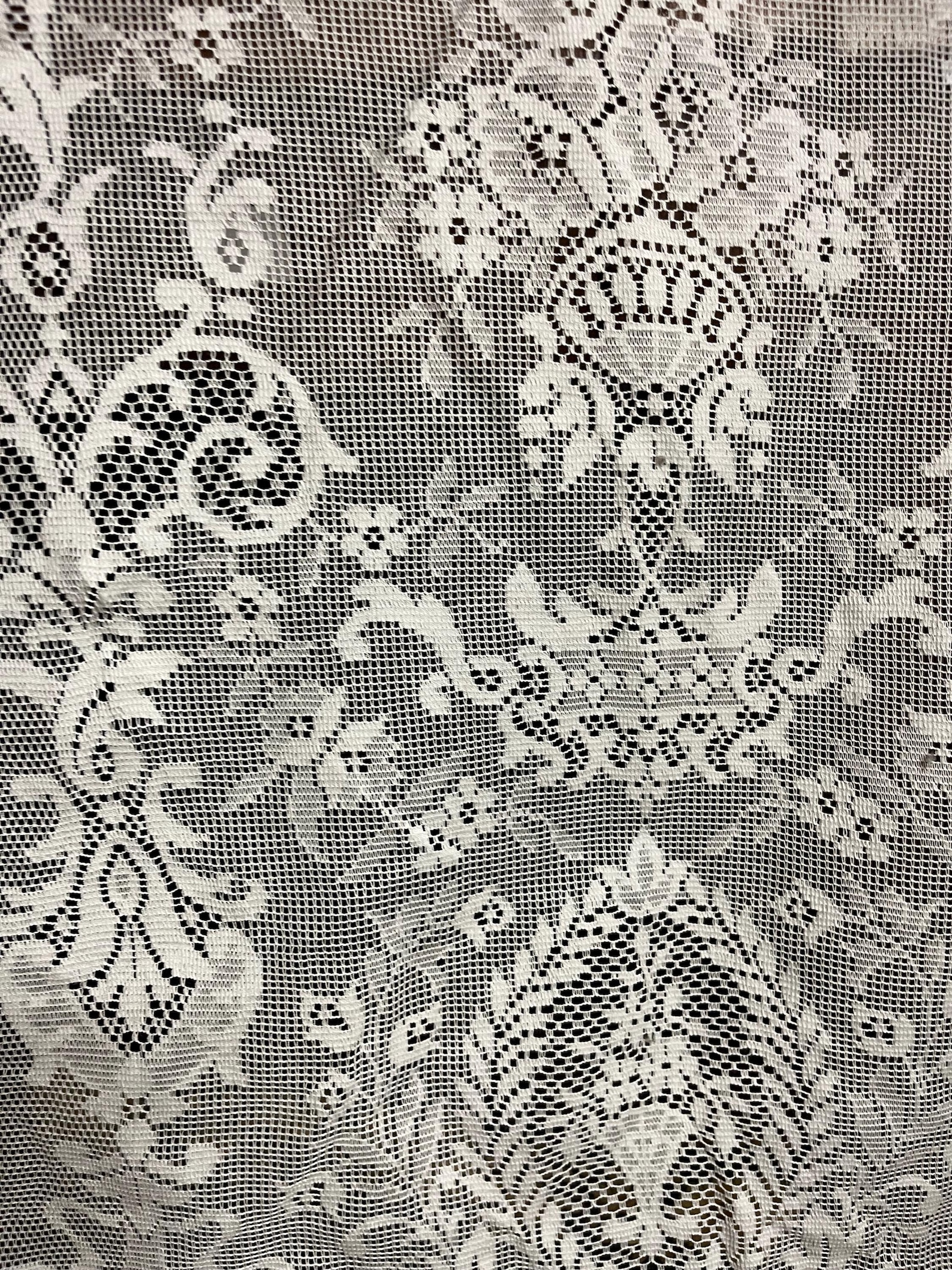 Victorian Design Blaire Cotton Lace Swag Valance Cafe Curtain Panel 36 ...