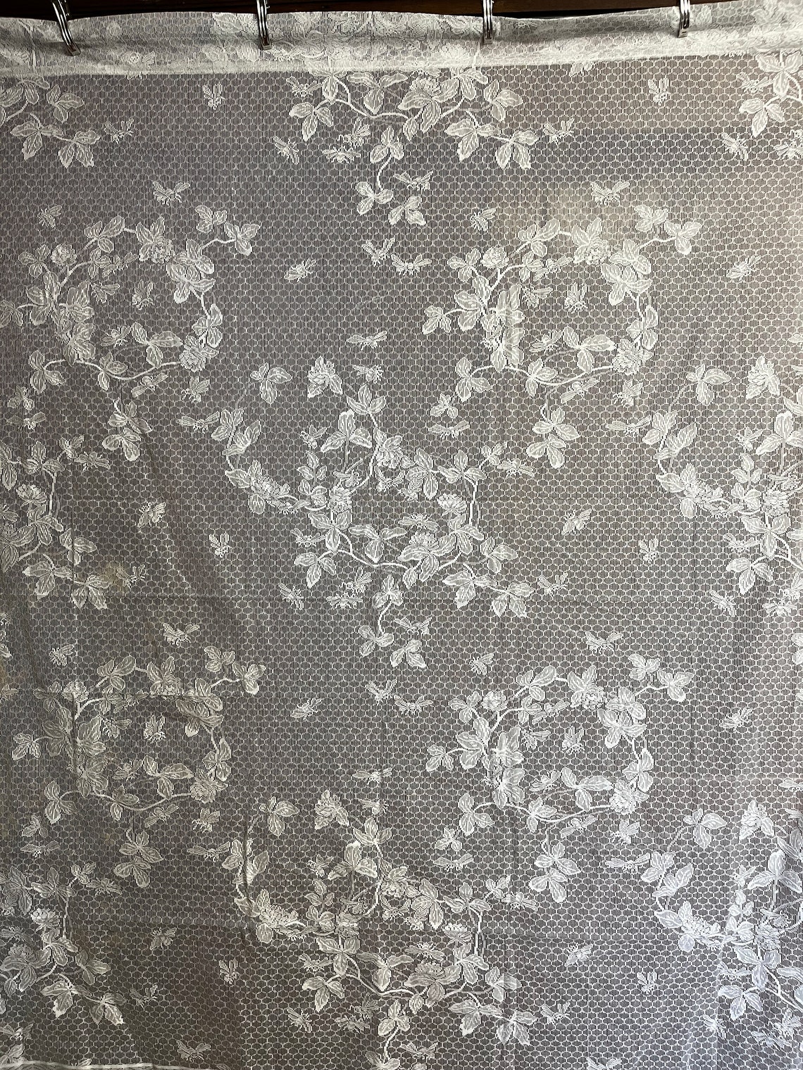 Candace Wheeler Honey Bee Victorian Design 14 Point Cotton Lace Panel ...
