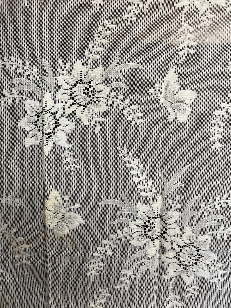 Victorian Design Lace Sample Lace Panel Remnant 146 Cm (57”) / 80cm (31 ...