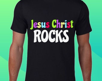 Jesus Rocks Shirt | Etsy