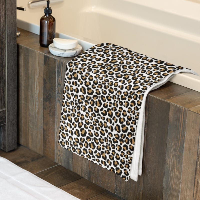 Leopard Towel - Etsy