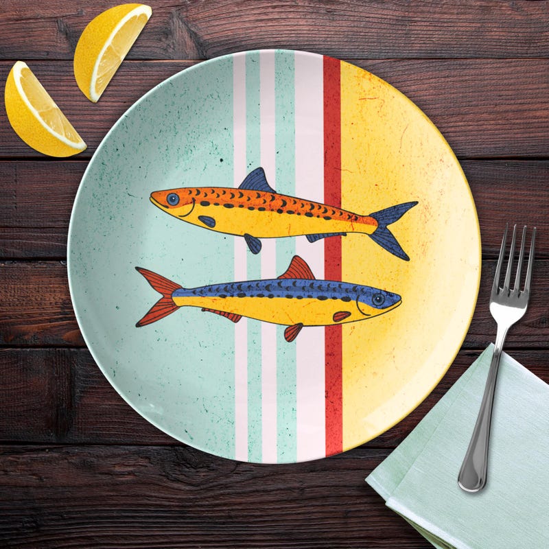 Sardine Serving Plate - Etsy