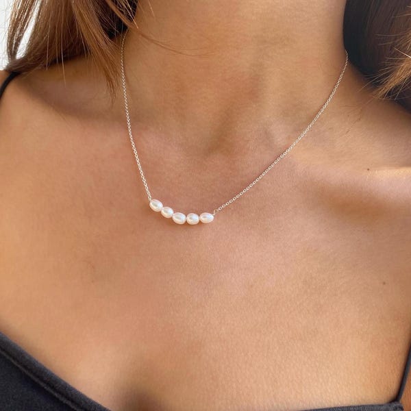 Dainty Pearl Jewelry - Etsy