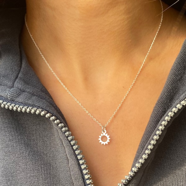 Sun Necklace - Etsy