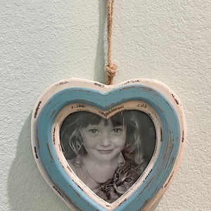 Hanging Heart Photo Frame - Etsy