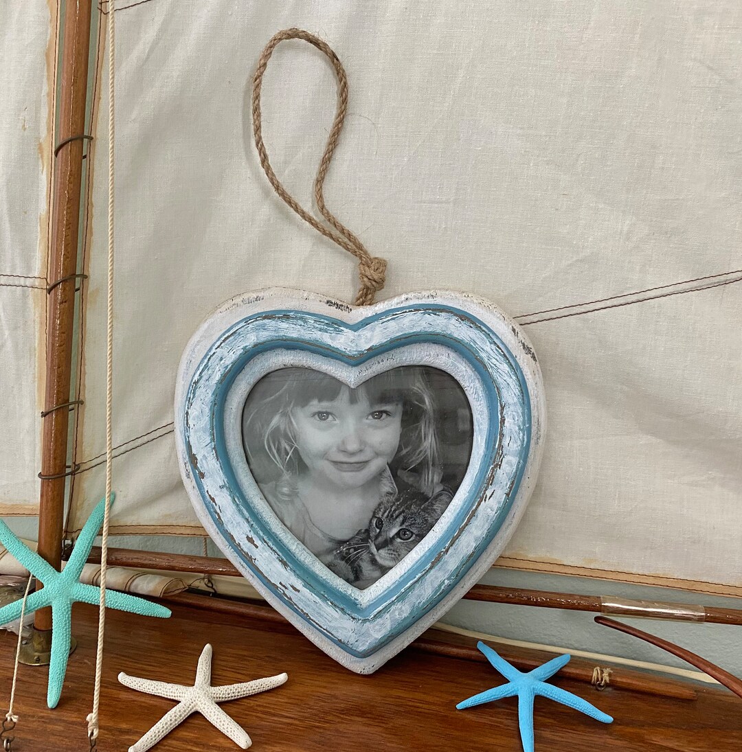 Hanging Heart Photo Frame - Etsy