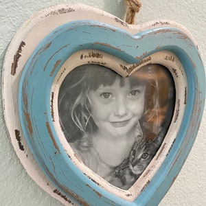 Hanging Heart Photo Frame - Etsy