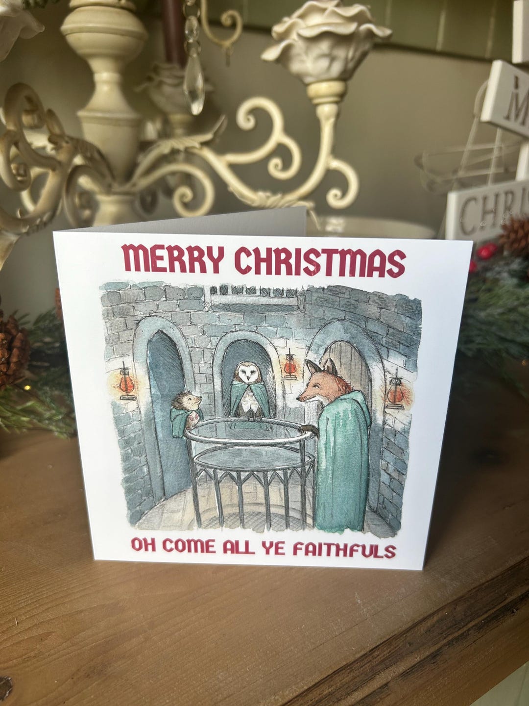 Greetings Cards Pack of 4 With Envelopes Christmas Traitors - Etsy