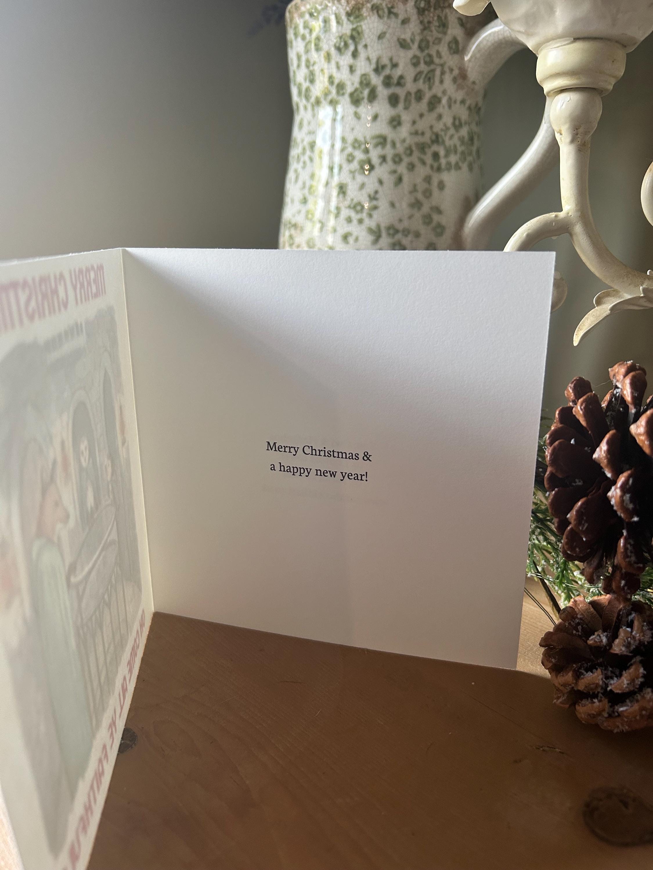 Greetings Cards Pack of 4 With Envelopes Christmas Traitors - Etsy