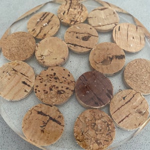 Wine Cork Resin Coasters - Etsy