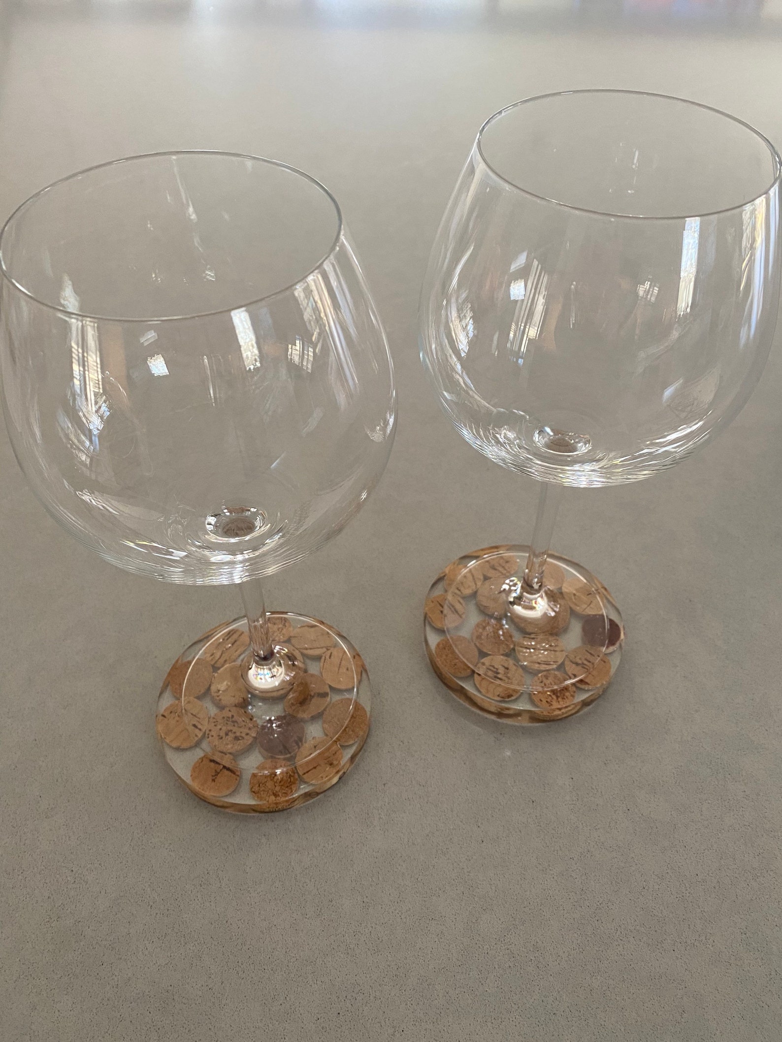 Wine Cork Resin Coasters - Etsy