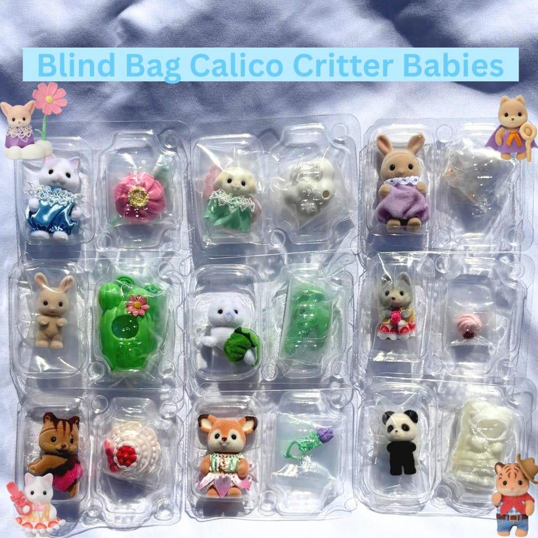Calico Critters Baby Blind Bag Collectible Figures–variety of Series ...