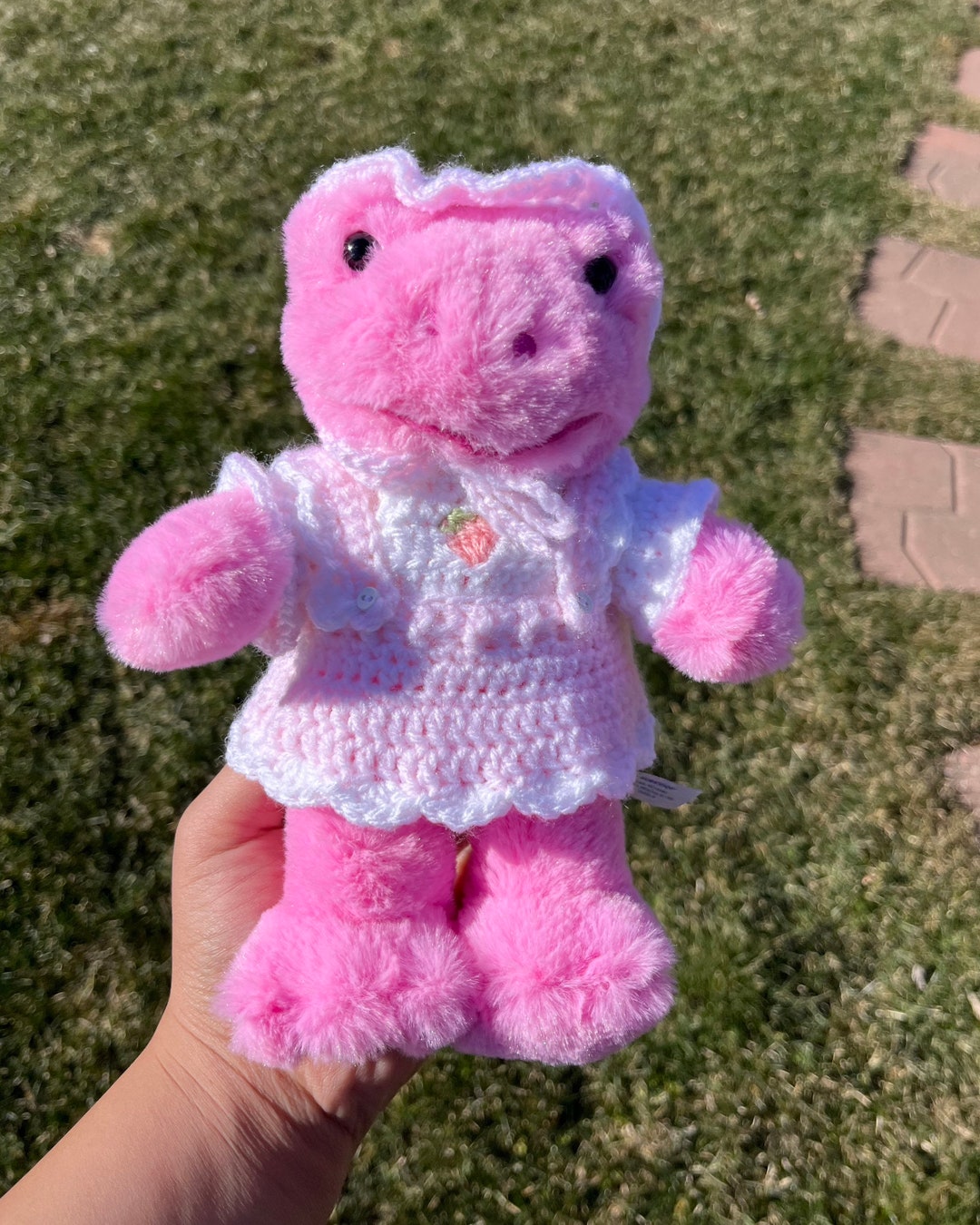Strawberry Build A Bear Frog Etsy