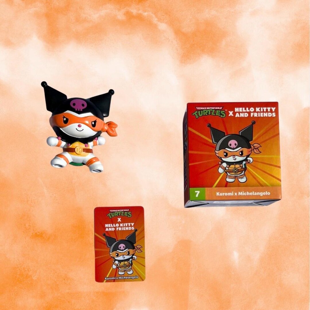Kuromi X Michaelangelo Ninja Turtle Figure #7 - Etsy