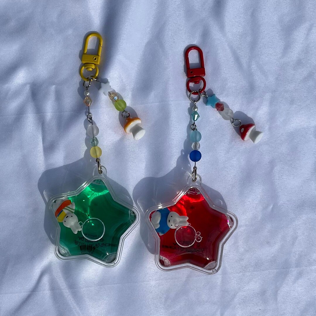 Miffy Star Liquid Keychain - Etsy