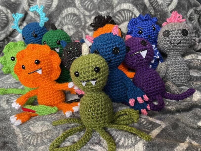 Custom Monster, Monster Plush, Plush, Monster Toy, Crocheted Plush ...