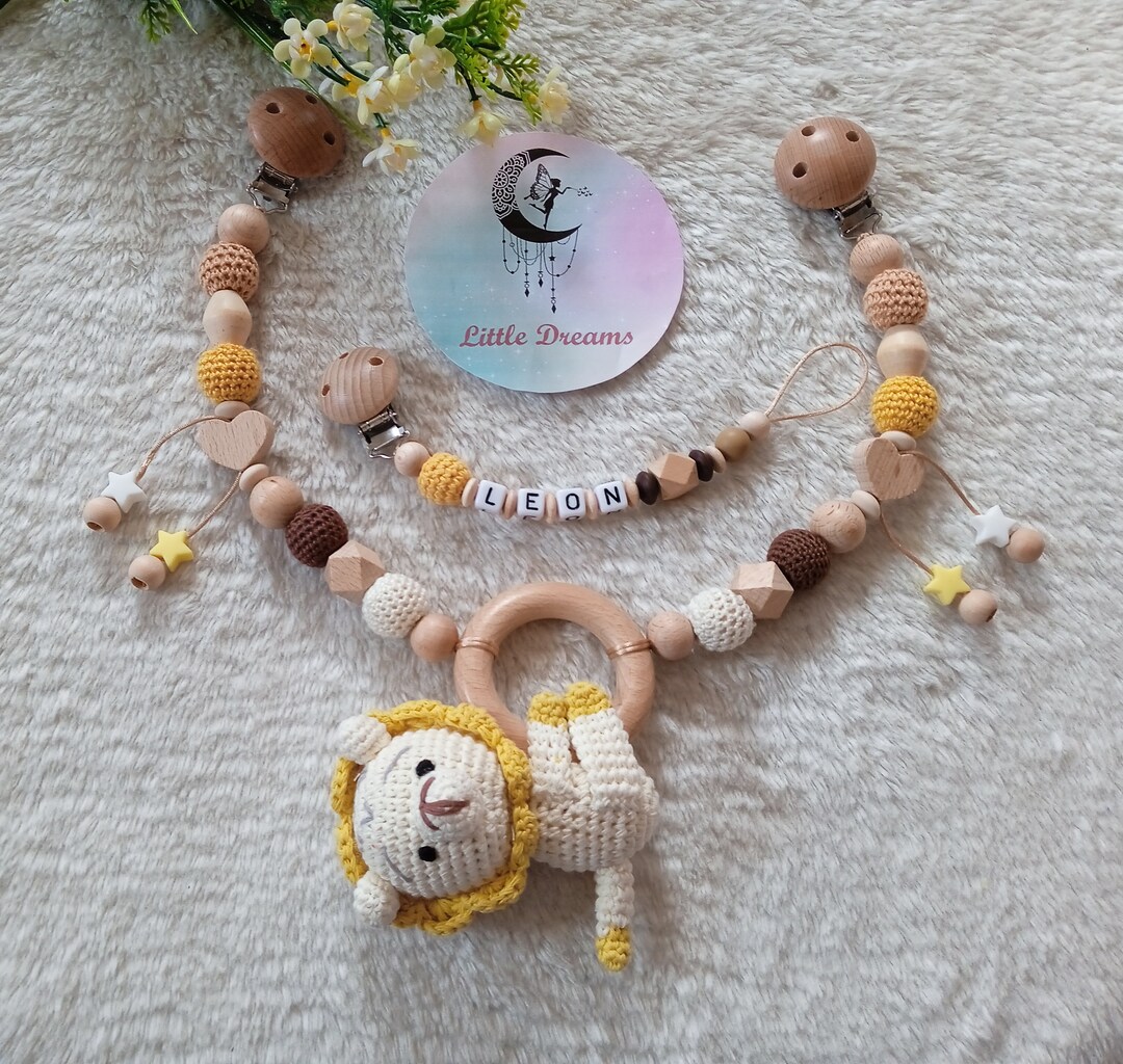 Dummy Chain Dummy Chain With Name Trolley Chain Lion - Etsy