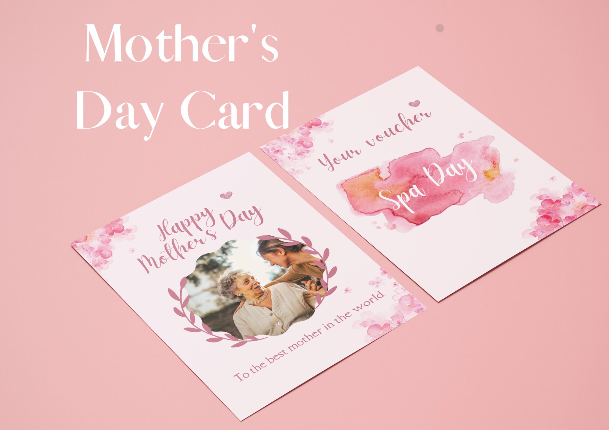 Mothers Day Gift Card Template Canva Printable Canva Template ...