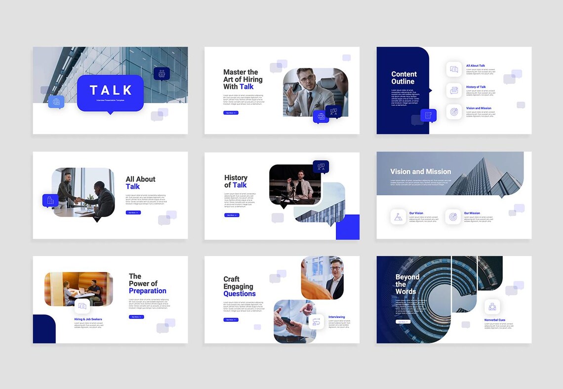 Interview Powerpoint Presentation Template / Editable Powerpoint ...