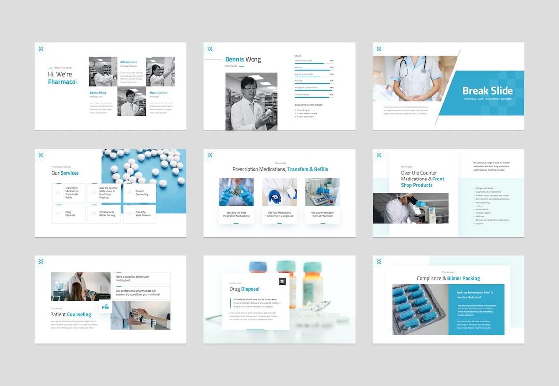 Pharmacy Health Powerpoint Presentation Template Editable Powerpoint ...