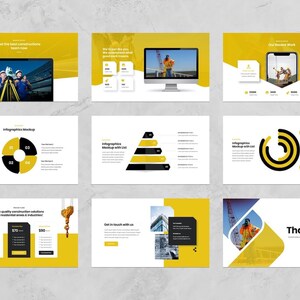 Construction & Building Powerpoint Presentation Template / Editable ...