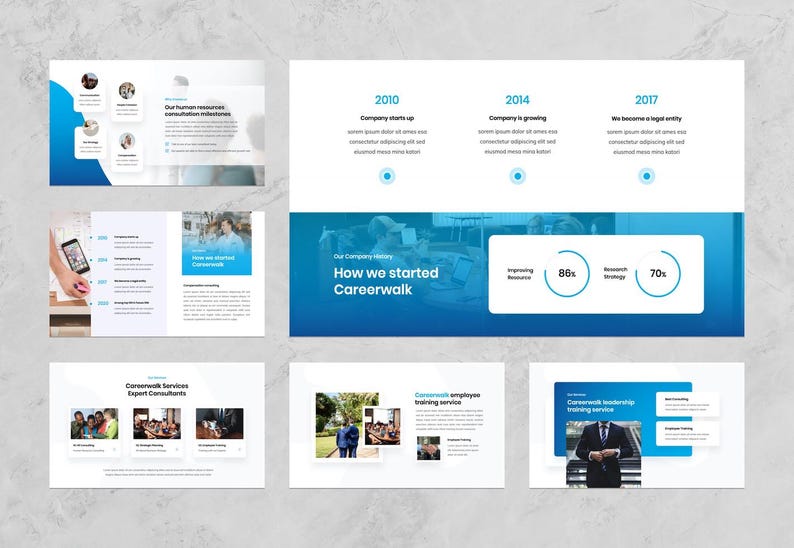 Human Resources & Recruiting Powerpoint Presentation / Editable ...