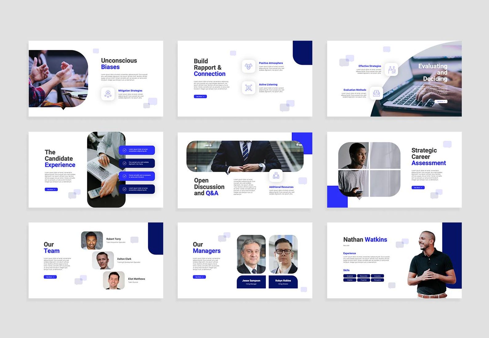 Interview Powerpoint Presentation Template / Editable Powerpoint ...