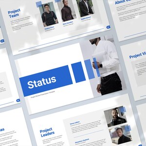 Project Review Powerpoint Presentation Template / Editable Powerpoint ...