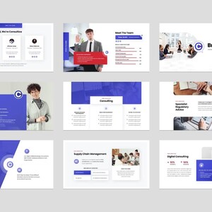 Business Consulting Powerpoint Presentation Template / Editable ...