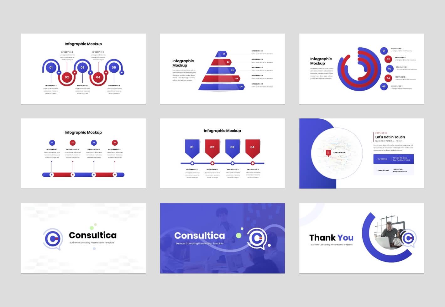 Business Consulting Powerpoint Presentation Template / Editable ...