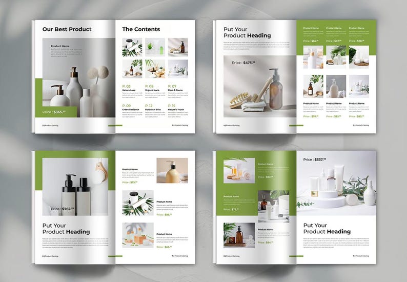 Creative Brochure Catalog Template | A4 & US Letter Adobe Indesign - Etsy