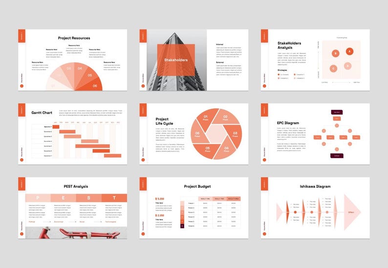 Project Management Powerpoint Presentation Template / Editable ...