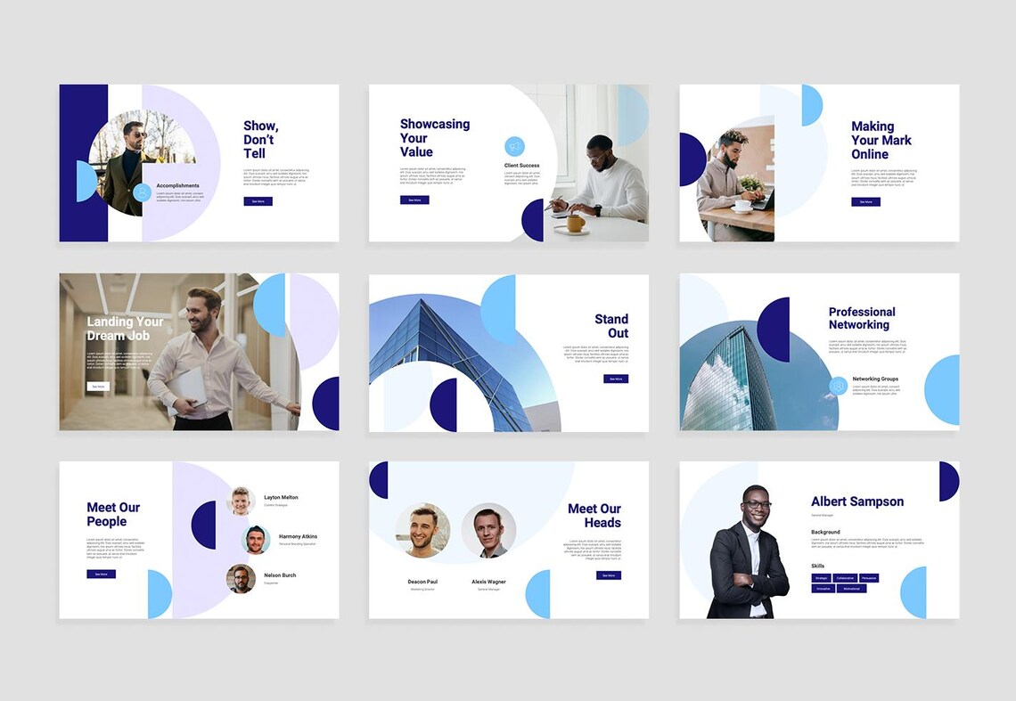 Portfolio Powerpoint Presentation Template / Editable Powerpoint ...