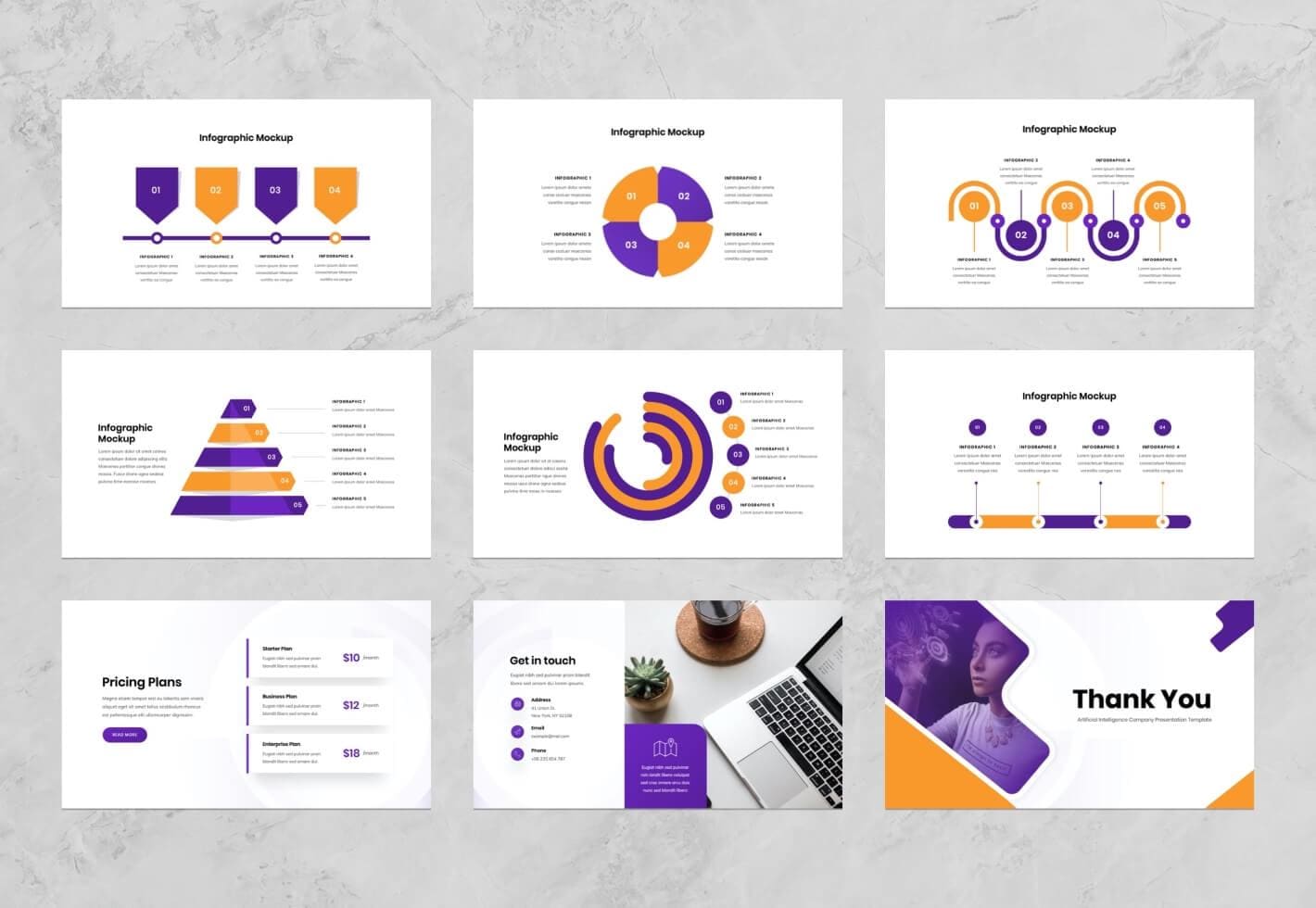 Artificial Intelligence Powerpoint Presentation Template / Editable ...